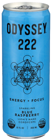 Odyssey Energy Drink - Sparkling Blue Raspberry | Sandra's Cafe ...